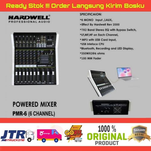 Jual POWER MIXER AUDIO 6 CHANNEL HARDWELL PMR-6 ORIGINAL HIGH QUALITY ...