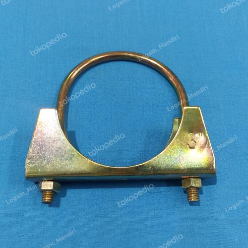Jual Klem Knalpot Bahan Besi Tebal Multifungsi (Exhaust Clamp / U Bolt ...