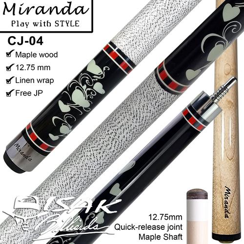 Jual Miranda CJ-04 Pool Cue - 12.75mm Maple Billiard Stick Stik Biliar ...