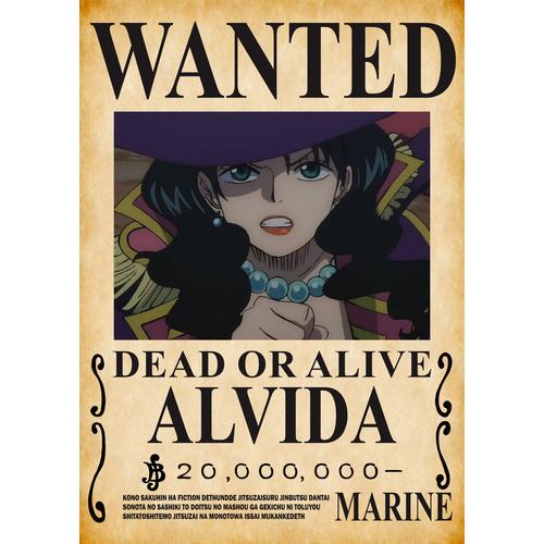 Jual Wanted Poster Bounty Cross Guild Anime Manga One Piece Ukuran A4 ...