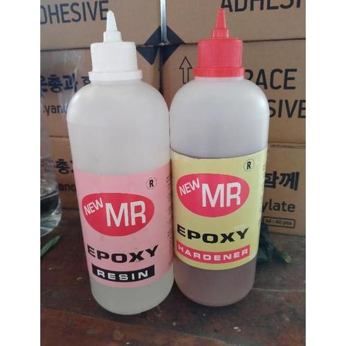 Jual LEM KAYU EPOXY 1 KG NEW MR HARDENER&RESIN - Putih, 1kg - Jakarta ...
