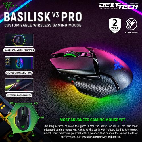 Jual Razer Basilisk V3 Pro HyperSpeed Wireless RGB Ergonomic Gaming ...