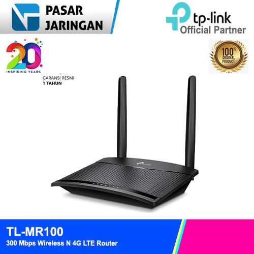 Jual TP-Link TL-MR100 MR100 300 Mbps Wireless N 4G LTE Router - Jakarta ...