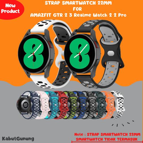 Promo Strap Smartwatch Two Colours 22MM For GTR 3 2 Realme Watch 2 2 ...