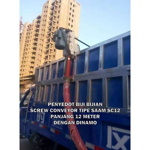 Jual Screw Conveyor SC12 - Alat Pemindah Biji-Bijian 12m - Dengan ...
