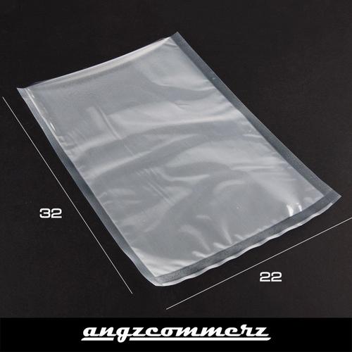 Jual Plastik Vacuum Flat Smooth Sachet Pack 140 micron Thick 300 mm x 4 ...