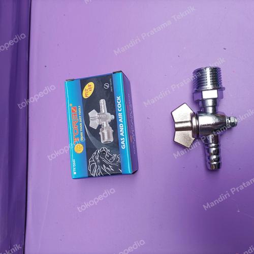 Jual Kran gas angin 1/2 inch x 3/8 inchi / Gas and air cock - Jakarta ...