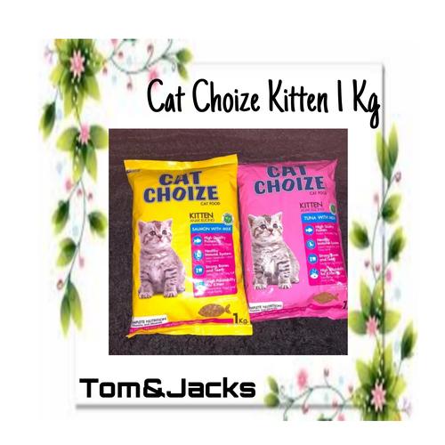 Jual CAT CHOIZE Kitten 1 kg Tuna Milk Salmon Milk Dry Food Makanan ...