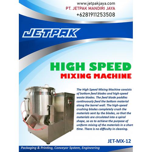 Jual HIGH SPEED MIXER MACHINE - Mesin Mixer - Kota Tangerang - JETPAK ...