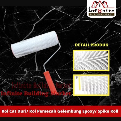 Jual Rol Cat Duri Roller Cat Epoxy Rol Pemecah Gelembung Epoxy Spike ...