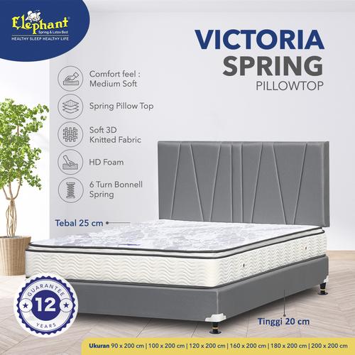 Promo Kasur Springbed Komplit Set Brisbane Victoria Pillowtop - 90 x ...