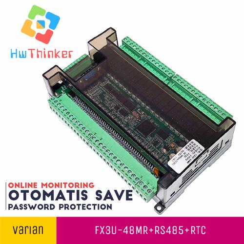 Jual PLC FX3U-48MR FX3U-48MT 6AI 2AO RTC RS232 RS485 - 48MT+RS485+RTC - Kota Surabaya ...