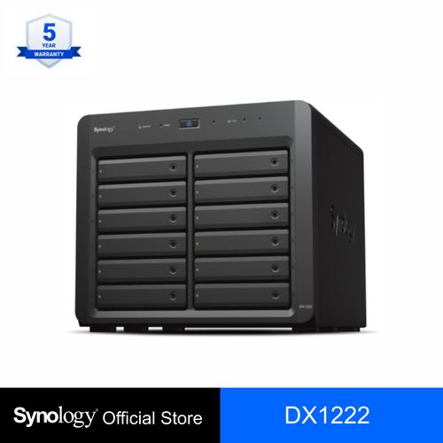 Promo Synology DX1222 12-Bay DiskStation NAS Server Expansion Unit DX ...