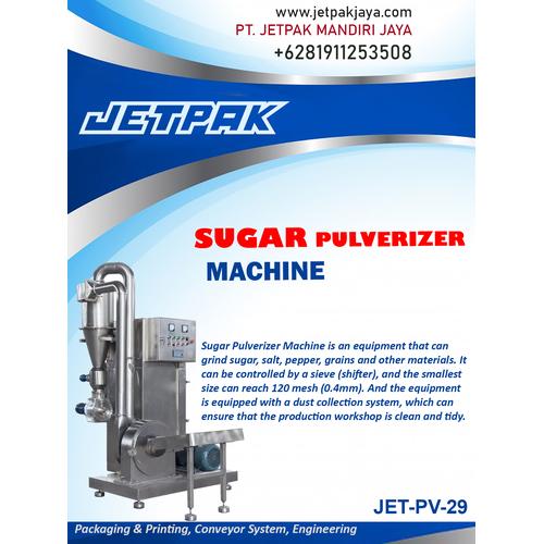 Jual SUGAR PULVERIZER MACHINE - Mesin Grinder - Kota Tangerang - JETPAK ...