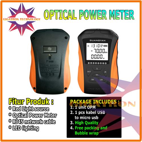 Promo OPM 3 In 1 Optical Power Meter VFL RJ45 Tester New Model Mini OPM ...
