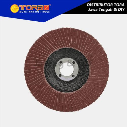 Jual Abrasive Flap Disc Tora - Amplas susun flap disc - #100 - Kab ...