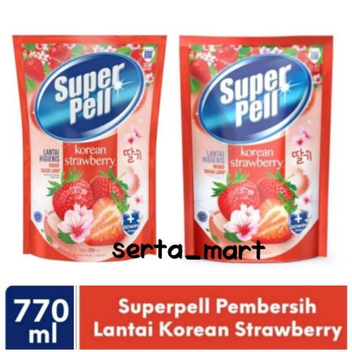 Jual Super Pell Pembersih Lantai Korean Strawberry Refill 700ml ...