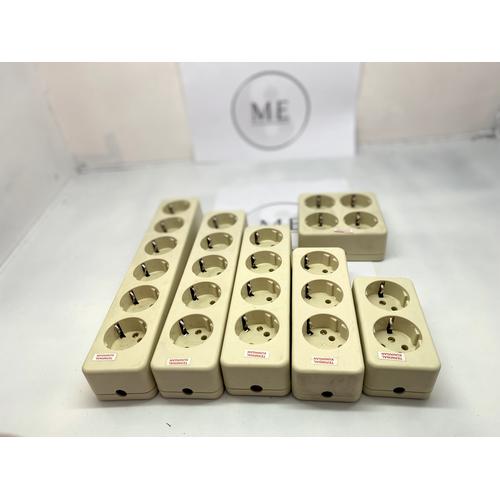 Jual Stop Kontak Arde Uticon OB 2 3 4 5 6 Lubang Terminal Kuningan/Colokan - 3 Lubang - Kota ...