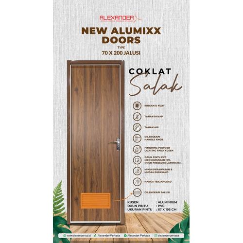 Jual PINTU ALUMIXX UK.70x200 ALEXANDER / PINTU KAMAR MANDI jalusi ...