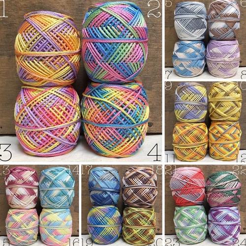 Jual Benang Rajut Poly Sembur Ombre ( Polyester Gradasi ) - 23 ...