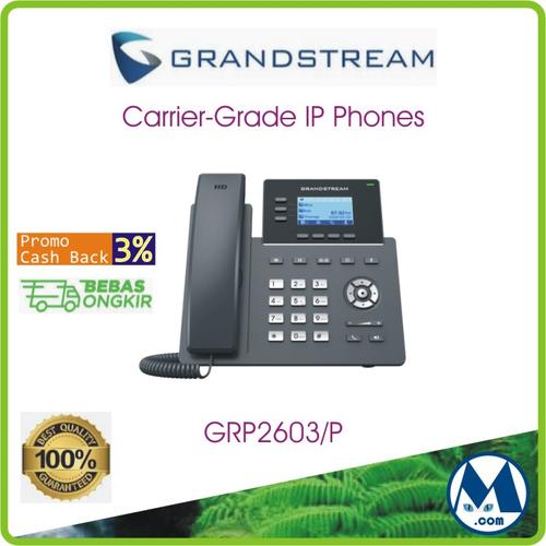 Jual Grandstream GRP2603 / GRP2603P Carrier-Grade Essential IP Phone - Support PoE - Jakarta ...