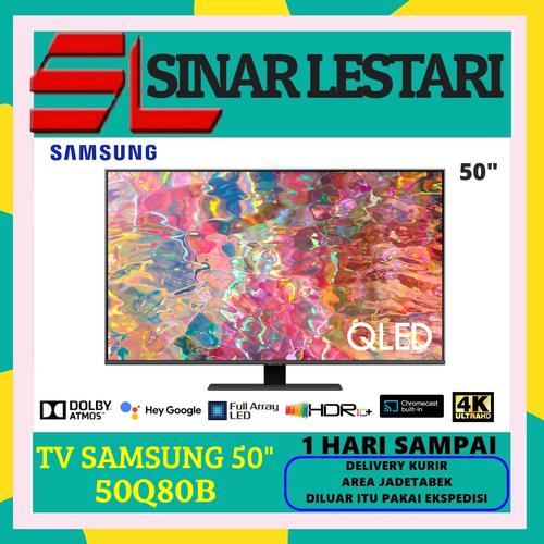 Promo SAMSUNG 50Q80B QLED TV 50 INCH UHD 4K SMART DOLBY ATMOS ...