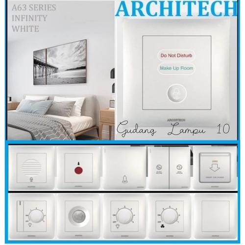 Jual Architech Infinity White A.63 Stop Kontak AC/Outlet/ Intermediate ...