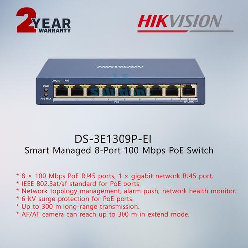 Jual HIKVISION SMART SWITCH POE 8 PORT MANAGED DS-3E1309P-EI - Jakarta Barat - J.S Solutions ...