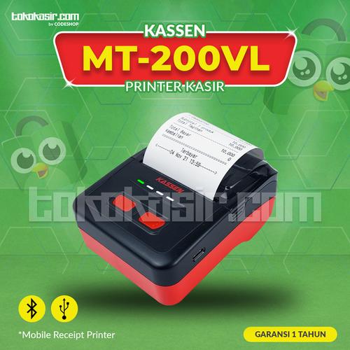 Jual KASSEN MT-200VL Printer Thermal Bluetooth Struk Kasir Portable 58 mm - Kota Surabaya - Toko ...