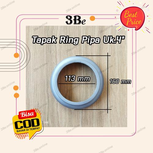 Jual Ring Tapak Pipa 4 inch Ring cembung 4inch Ornamen pintu pagar besi ...