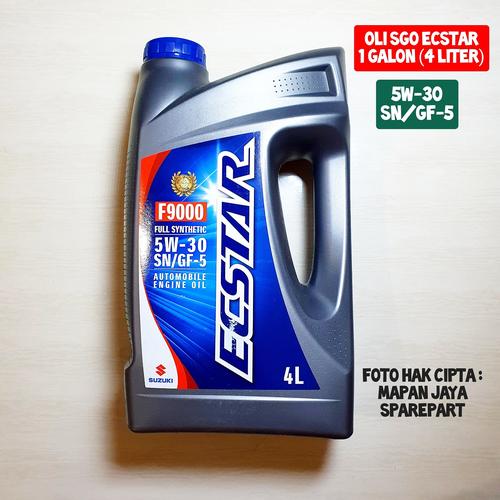 Jual OLI MESIN SUZUKI ECSTAR 5W-30 - 1 GALON - 4 LITER - SN/GF-5 - Kota ...