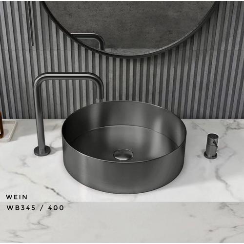 Jual Sink Wastafel Stainless Kotak 304 PVD Bulat Hitam Black Cuci WEIN ...