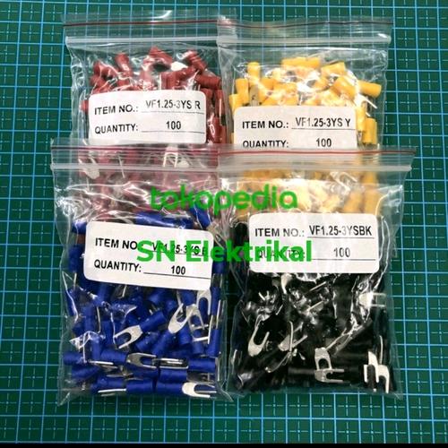 Jual Skun garpu Skun Y 1,5mm 1,25-3/1,25-4 - Hitam, 1,25-4 - Jakarta Pusat - SN Elektrikal ...
