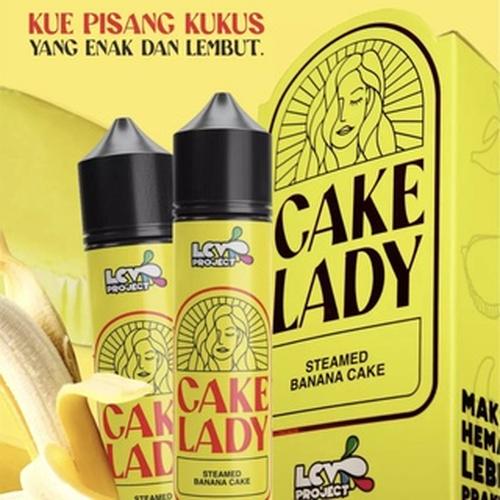 Jual LCV Cake Lady Steamed Banana Cake 60ML Satuan per 1 Botol ...