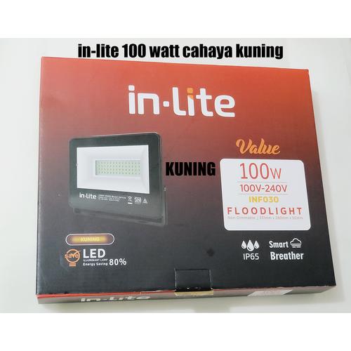 Jual Lampu sorot 100watt KUNING LED inlite value INF030 in-lite ...