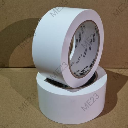 Jual Floor Marking 3M 764 Vinyl Tape White 1, 2, 3, 4 inch × 33m ...