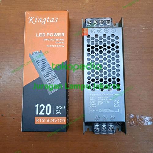 Jual POWER SUPPLY KINGTAS DC24V 5 AMPERE TRAFO 5A 24 VOLT - Jakarta ...