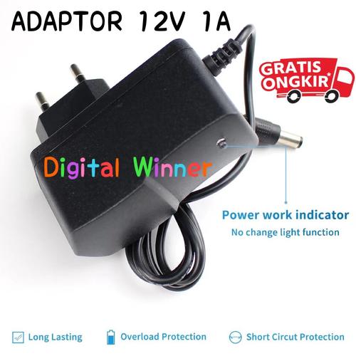 Jual Adaptor 12V 1A / 12V 1A Adaptor Power Supply - Jakarta Utara ...
