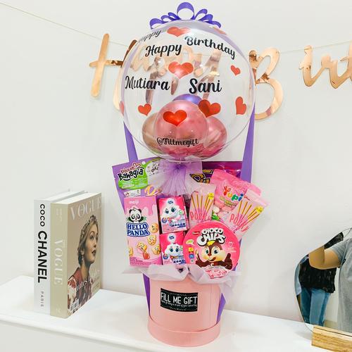 Jual Bloom Box Snack Coklat Birthday Warna Kado Snack Ulang Tahun ...