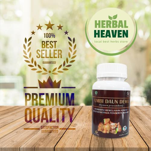 Jual UMBI DAUN DEWA Obat Herbal [90 Kapsul] Mahkota Dewa Indonesia ...