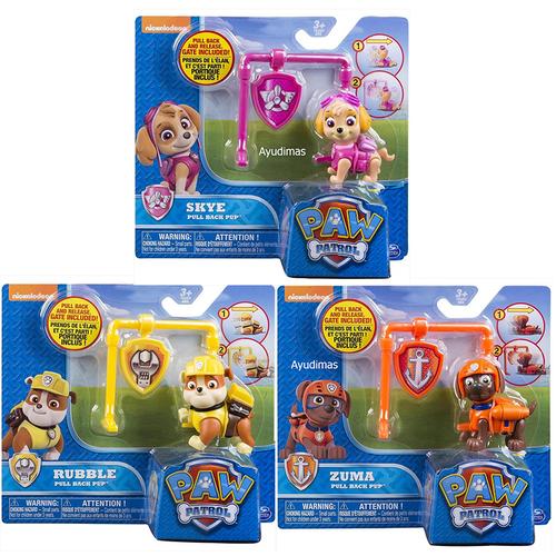 Jual Paw Patrol Pull Back Pup - Zuma Skye Rubble - Action Dog - Zuma ...