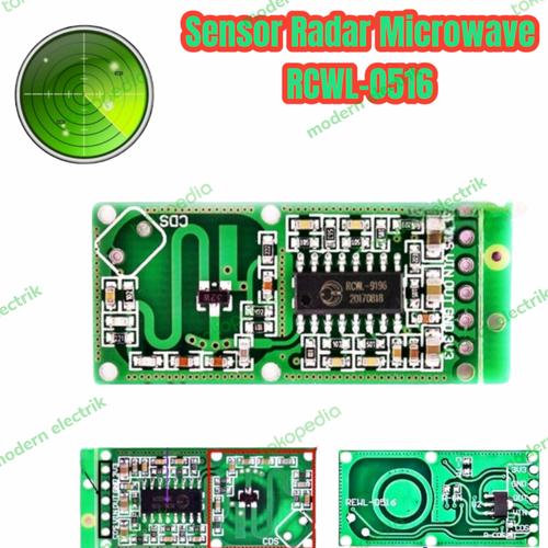 Jual Sensor Radar Microwave RCWL-0516 Human Body Detection Doppler ...