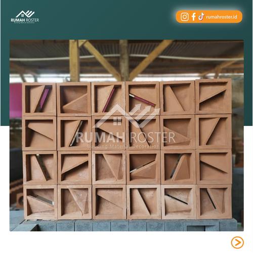 Jual Roster Merah Gravel Anti Tampias Miring/Roster Minimalis/Lubang ...