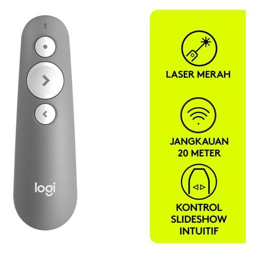 Jual Logitech R500s Remote Presenter Wireless Grey Windows Mac Pointer - Jakarta Barat - ComTech ...