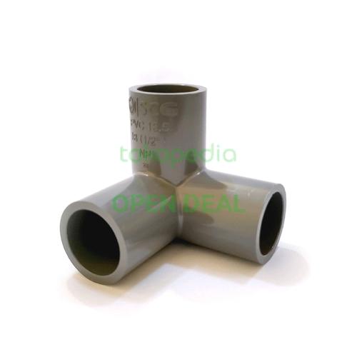 Jual Tee 3 Way AW 1/2 inch SCG / T Cabang 1/2" / 3 Way Side Tee ...