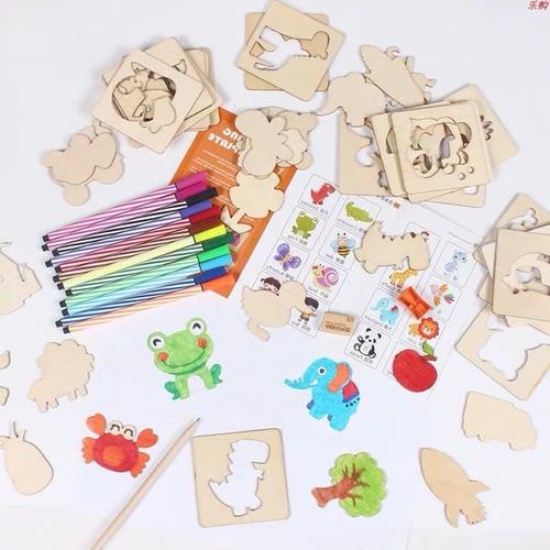 Jual Alat Cetakan gambar Drawing template Belajar Menggambar Anak TK ...