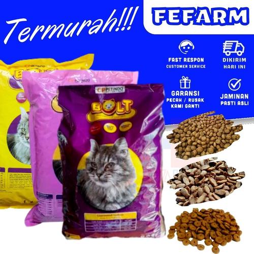Jual Makanan Kucing Bolt Pakan Kucing Bolt Catfood Varian Lengkap Murah ...