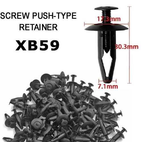 Jual Screw Push Type Rivets Retainer XB59 7mm Klip Baut Tekan Rivet ...