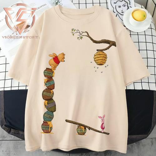 Jual BAJU WANITA KAOS KATUN PREMIUM WINNIE THE POOH S-M-L-XL-XXL-3XL ...