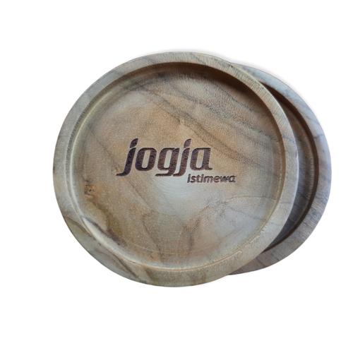 Jual Coaster Kayu | Tatakan Kayu Bulat | Coaster Kayu Jati Dayani ...